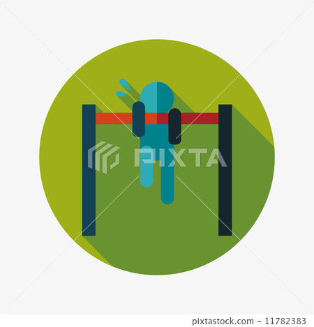 pull-up flat icon with long shadow,eps10 - Stock Illustration [11782383 ...