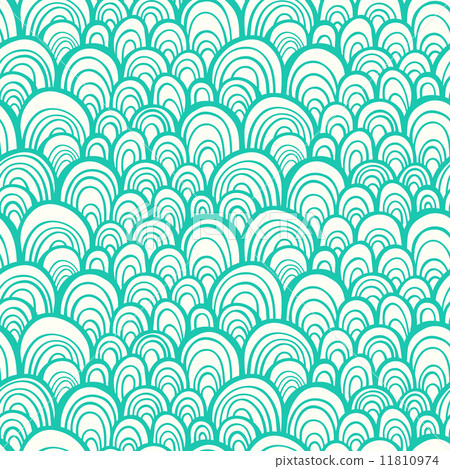 Seamless pattern with scale texture - Stock Illustration [11810974] - PIXTA