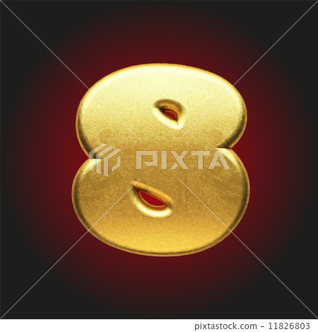 vector golden letter - Stock Illustration [11826803] - PIXTA