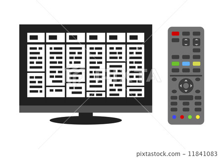 Electronic Program Guide - Stock Illustration [11841083] - PIXTA