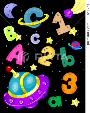 Outer Space Alphabet - Stock Illustration [11841761] - PIXTA