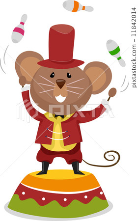 Circus Mouse Juggler - Stock Illustration [11842014] - PIXTA