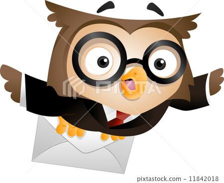 Messenger Owl-插圖素材 [11842018] - PIXTA圖庫