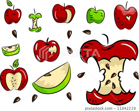 Apple Design Elements - Stock Illustration [11842219] - PIXTA