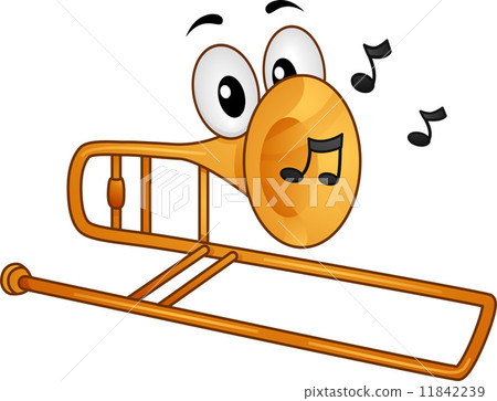 Trombone Mascot-插圖素材 [11842239] - PIXTA圖庫