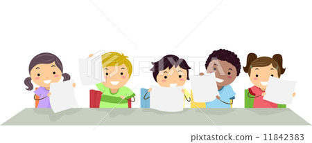 Paper Kids - Stock Illustration [11842383] - PIXTA