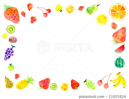 Fruit frame - Stock Illustration [11855824] - PIXTA