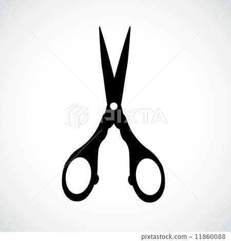Scissors icon isolated on white background - Stock Illustration ...