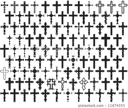 Christian Cross Collection - Stock Illustration [11874355] - PIXTA