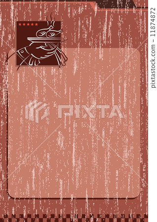 Grunge Menu Card-插圖素材 [11874872] - PIXTA圖庫