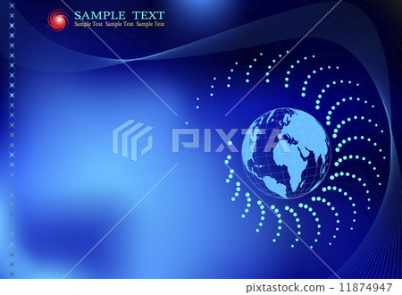 Background Composition, Web Template (Halftone) - Stock Illustration ...