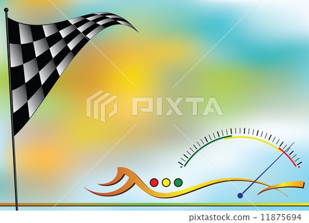 Race Card Design - Stock Illustration [11875694] - PIXTA