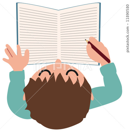 Taking child's notes - Stock Illustration [11890580] - PIXTA