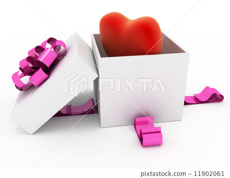 Heart in box - Stock Illustration [11902061] - PIXTA