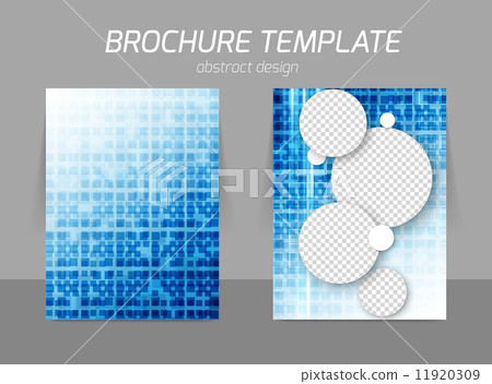 Squares flyer template - Stock Illustration [11920309] - PIXTA