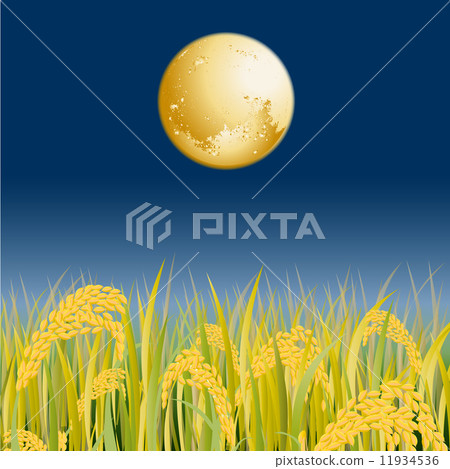 Moonlight rain - Stock Illustration [11934536] - PIXTA