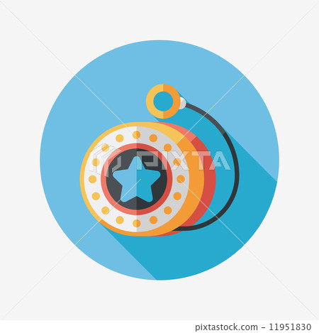 yo yo flat icon with long shadow,eps 10 - Stock Illustration [11951830 ...