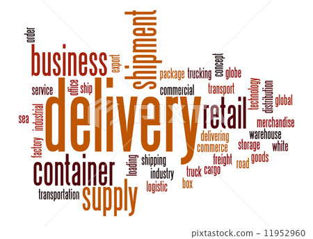 Delivery word cloud - Stock Illustration [11952960] - PIXTA