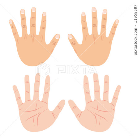 hand - Stock Illustration [11958597] - PIXTA