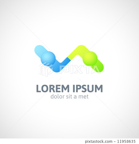 Handshake abstract logo vector design template-插圖素材 [11958635] - PIXTA圖庫