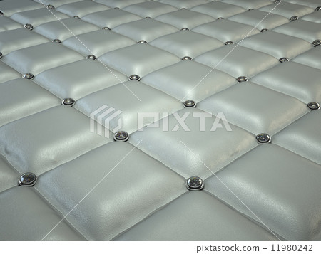 Buttoned leather pattern with diamonds and... - Stock Illustration ...