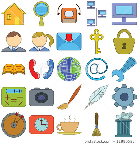 Computer signs - Stock Illustration [11996585] - PIXTA