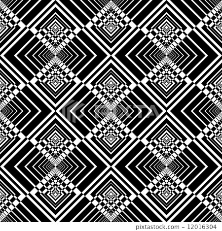 Seamless geometric checked pattern. - Stock Illustration [12016304] - PIXTA