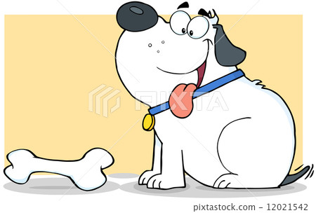 Fat Dog Drawing Premium Vector | Fat Labrador Retriever Dog Walking