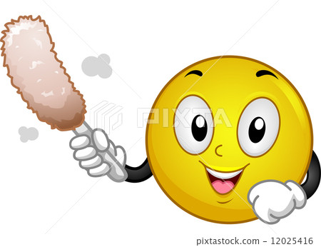 Cleaning Smiley-插圖素材 [12025416] - PIXTA圖庫
