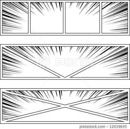 Comic central line - Stock Illustration [12039695] - PIXTA