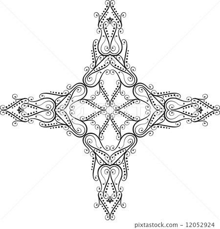 Christian Cross Design - Stock Illustration [12052924] - PIXTA