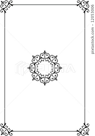 Frame Border Design - Stock Illustration [12053006] - PIXTA