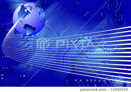 network - communication - vector - Stock Illustration [12080459] - PIXTA