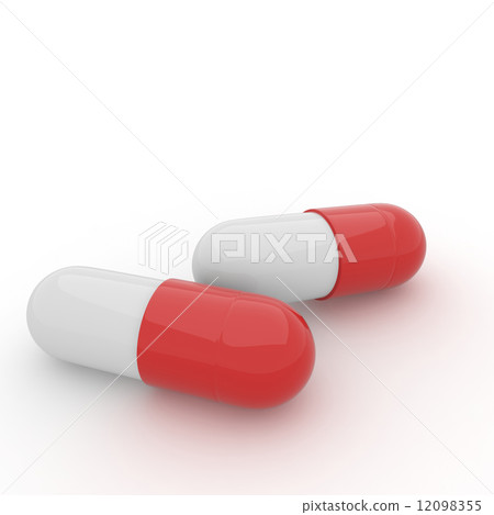 3d Render Of Pills Stock Illustration 12098355 Pixta