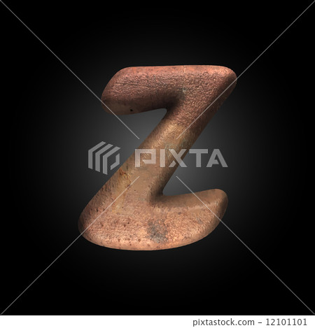 Vector old metal letter z - Stock Illustration [12101101] - PIXTA