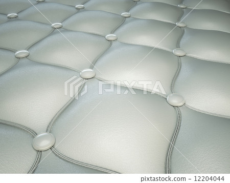 White stitched leather pattern with buttons and... - Stock Illustration ...
