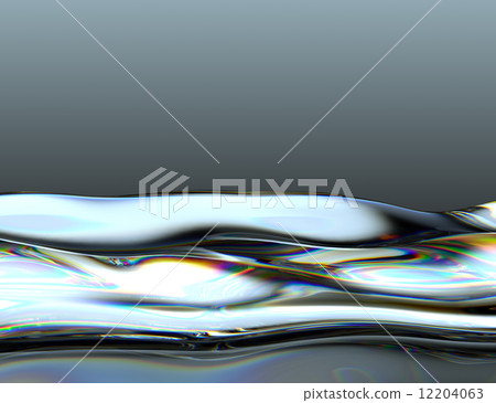 Oil or gasoline waves with oily pattern - Stock Illustration [12204063 ...