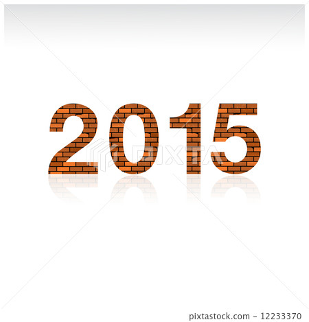 Creative happy new year 2015 text design. - Stock Illustration ...