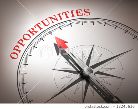 compass, opportunity, illustration - Stock Illustration [12243636] - PIXTA