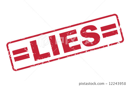 message, lie, sign - Stock Illustration [12243958] - PIXTA