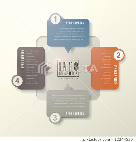 element, infographic, leaflet - Stock Illustration [12244530] - PIXTA