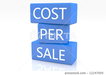 Cost per Sale - Stock Illustration [12247093] - PIXTA