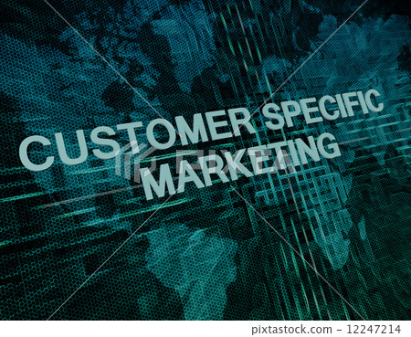 Customer Specific Marketing - Stock Illustration [12247214] - PIXTA