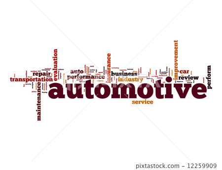 Automotive word cloud - Stock Illustration [12259909] - PIXTA