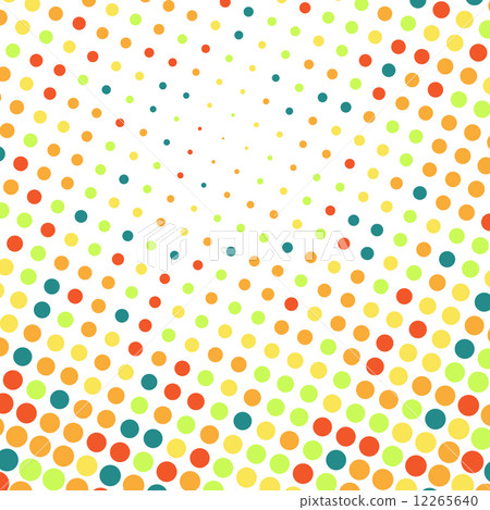 Abstract dotted colorful background - Stock Illustration [12265640] - PIXTA