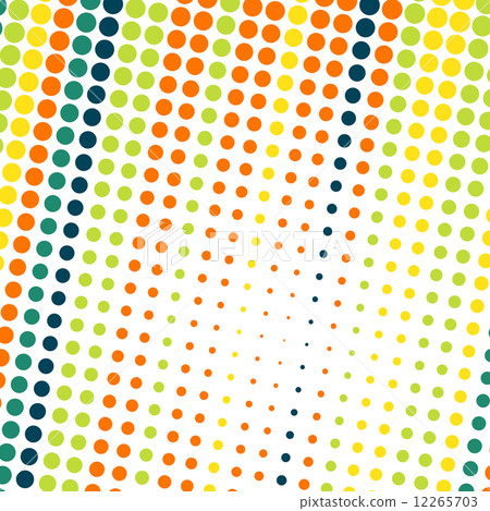 Abstract dotted colorful background - Stock Illustration [12265703] - PIXTA