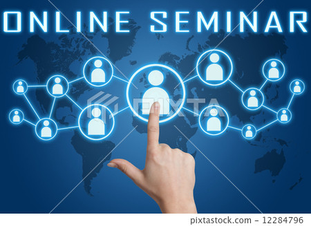 Online Seminar - Stock Illustration [12284796] - PIXTA