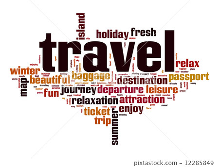 Travel word cloud - Stock Illustration [12285849] - PIXTA
