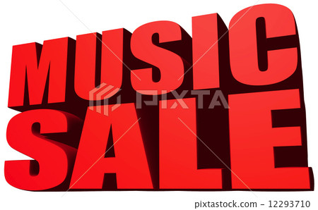 Music sale - Stock Illustration [12293710] - PIXTA