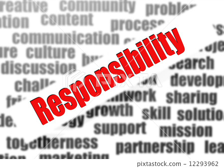 Responsibility word cloud - Stock Illustration [12293962] - PIXTA
